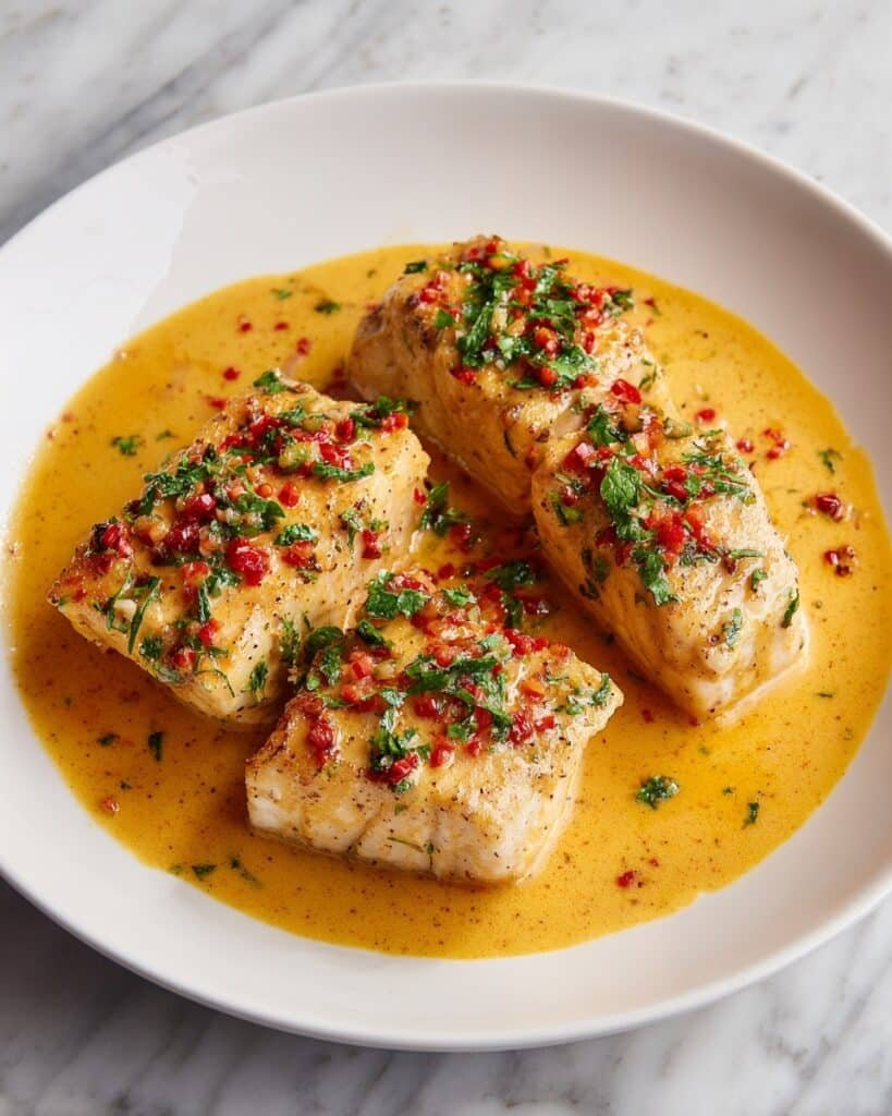 Red Snapper with Creamy Creole Sauce Recipe - LovelyCooks