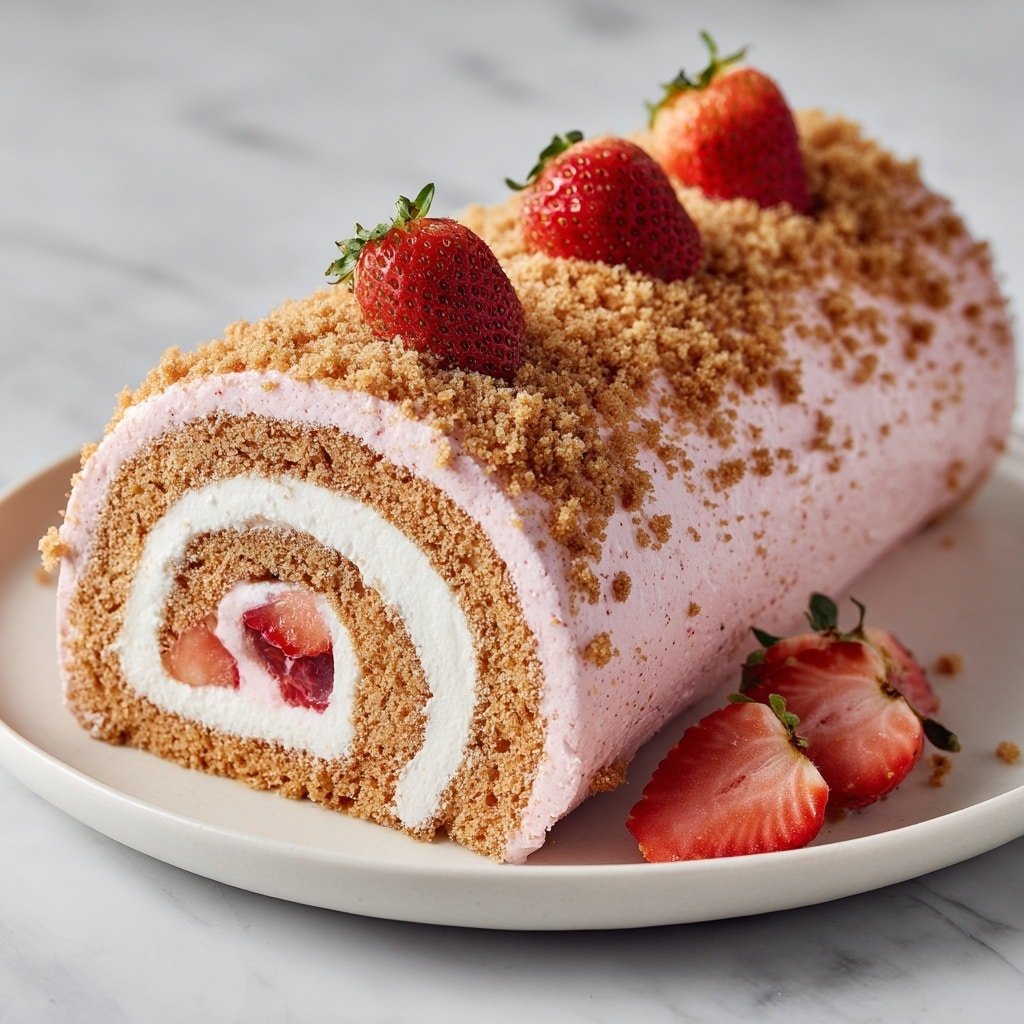 Strawberry Shortcake Cheesecake Rolls Recipe - LovelyCooks