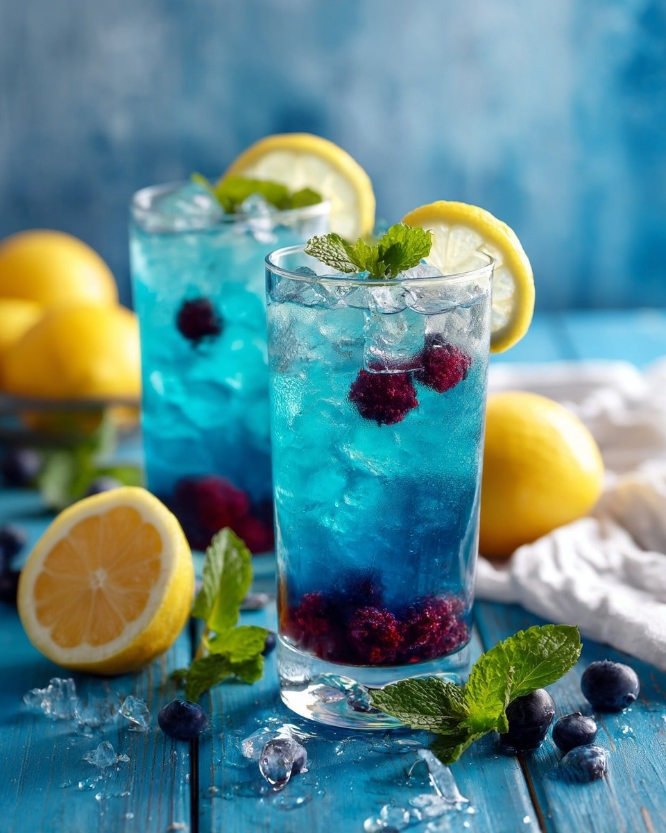 Blue Raspberry Lemonade Recipe - LovelyCooks